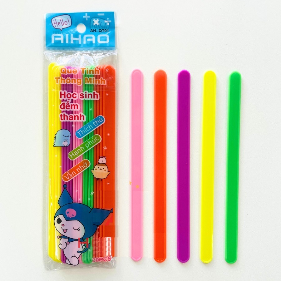 Pack Of 20 Plastic Counting Sticks / Counting Sticks / Plastic Sticks ...