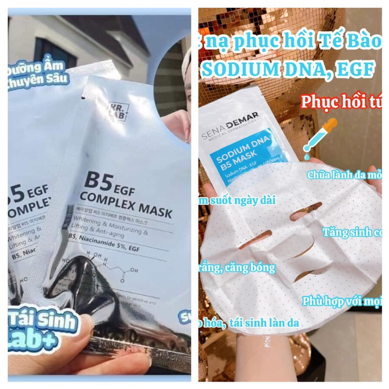 (Mix Masks)combo of 10 senademar masks + 10 krlab masks to restore b5 ...
