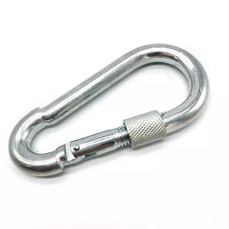 Steel safety latch hook with threaded latch M6 M8 M10 M12 60kg-550kg ...