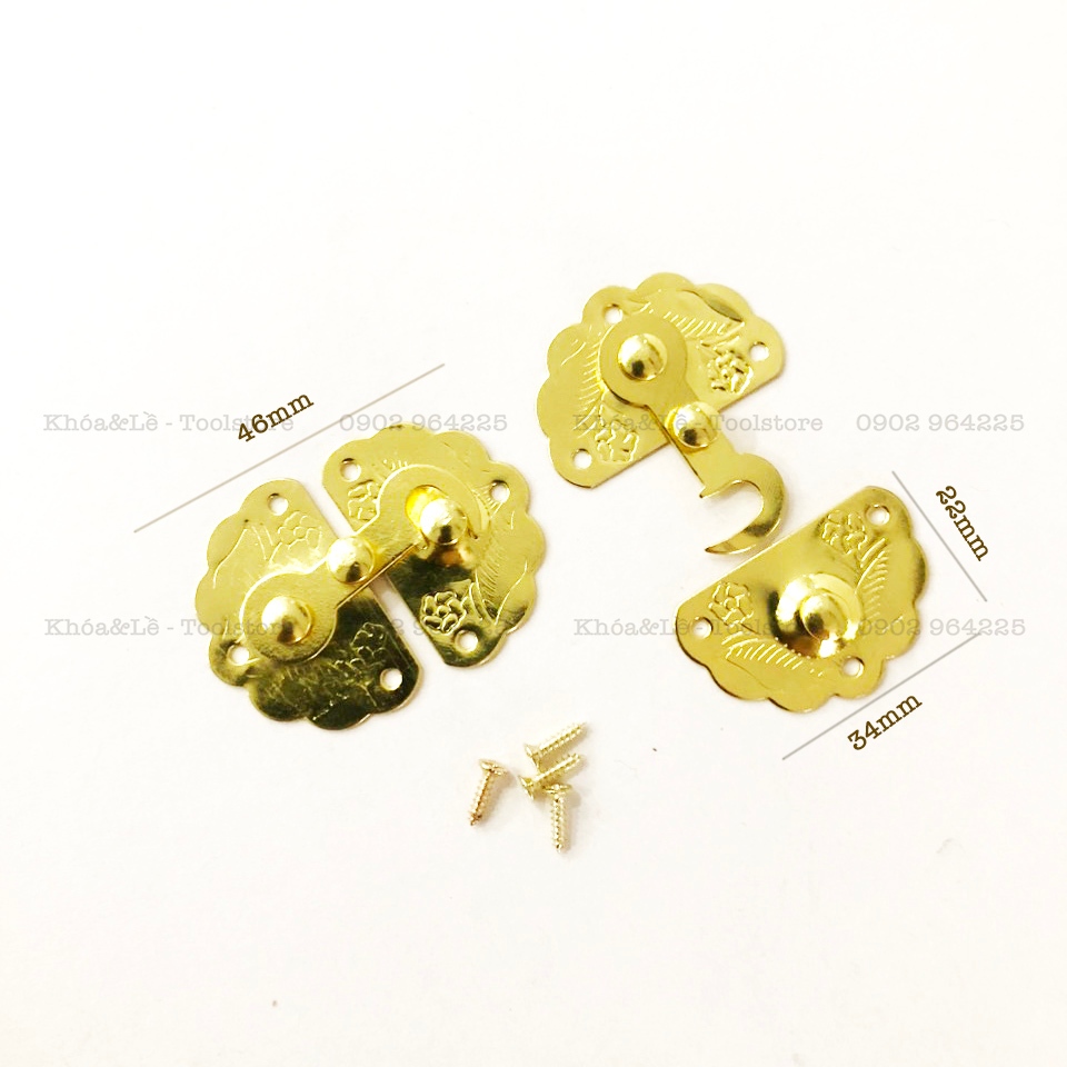Rotating latch lock, gift box latch, classic lock | Shopee Philippines