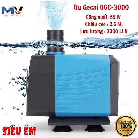 Ou Gecai OGC 3000 submersible filter pump for aquariums | Shopee ...