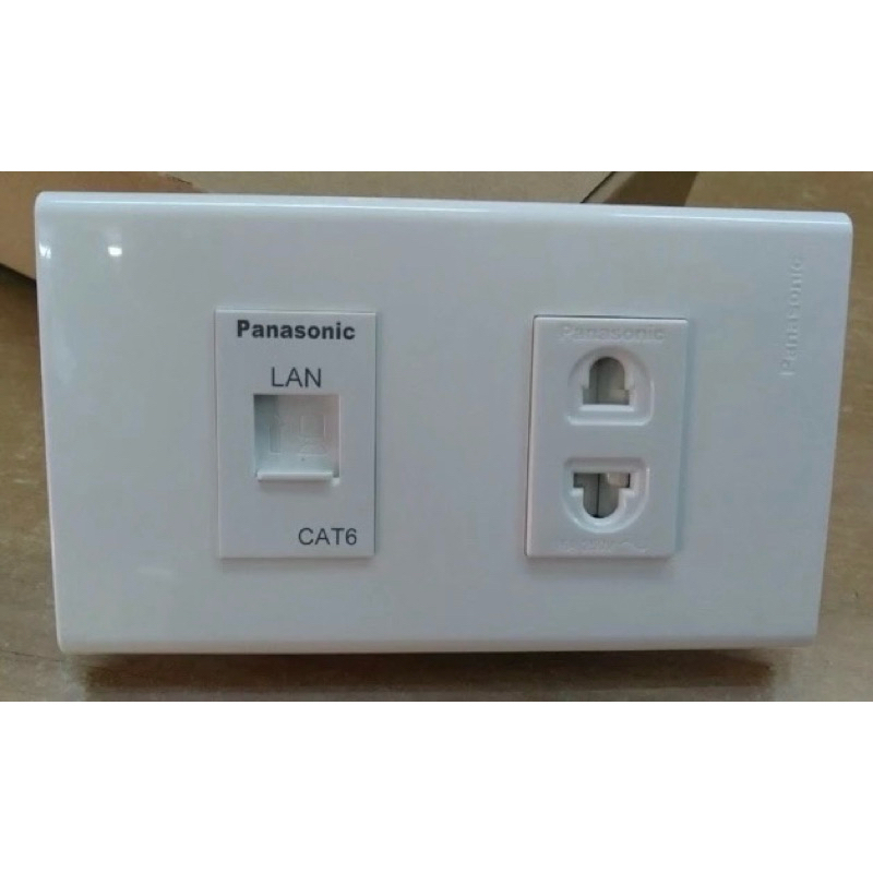 Panasonic power network socket, RJ45 cat6 network socket, wallplate ...