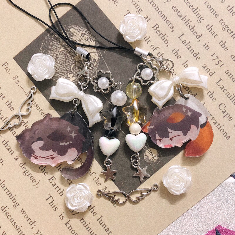 ORV - 3cm keychain of amazing friends Dokja fox and Junghyuk wolf ...
