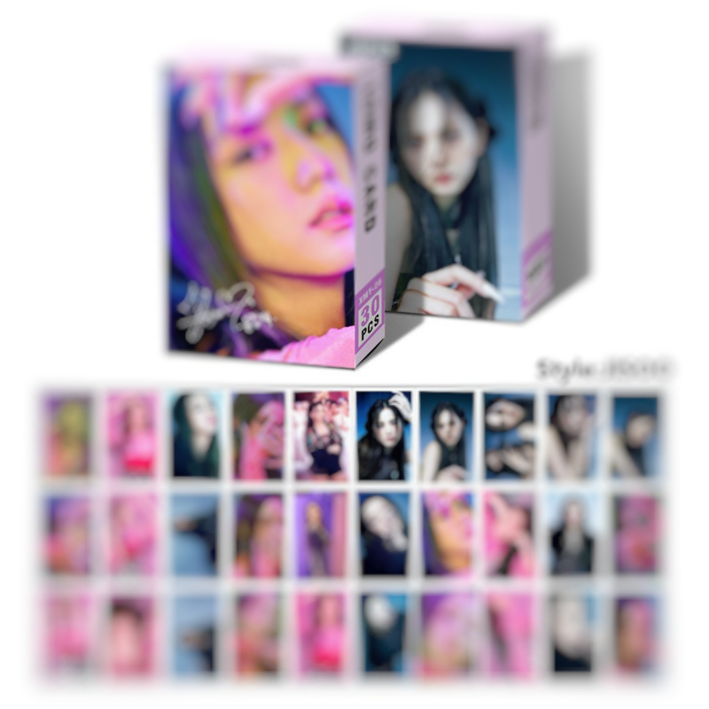 Lomo card Jisoo Blackpink lomo card box | Shopee Philippines