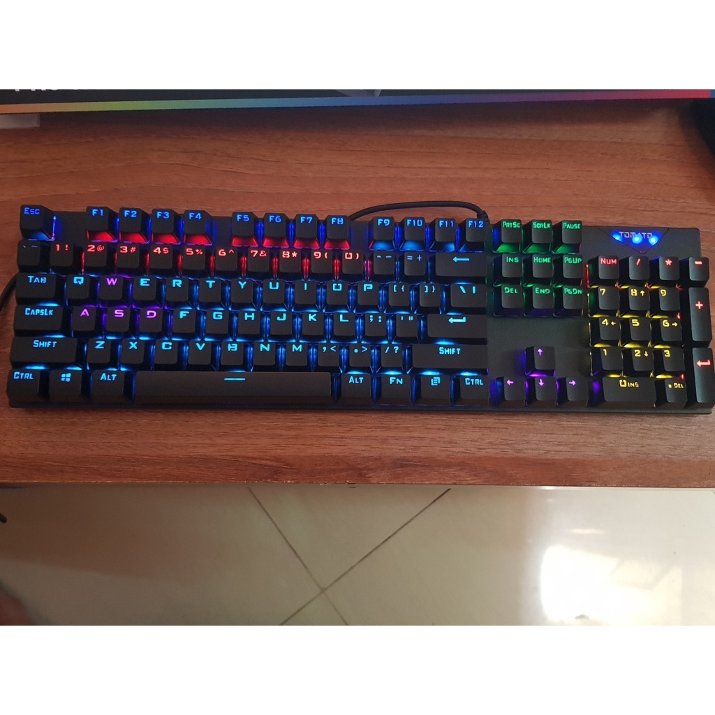 Old Tomato s220 mechanical gaming keyboard _ Super cool gaming keyboard ...