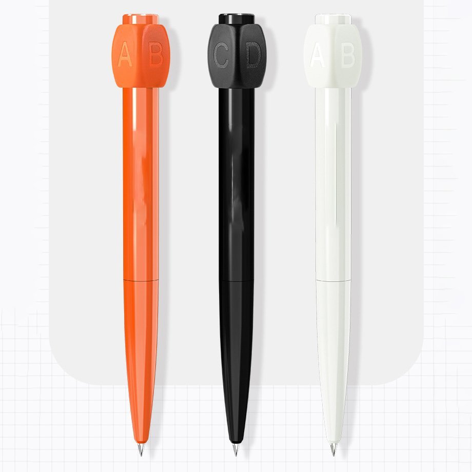 The Latest ABCD Multiple-Choice Test Ballpoint Pen 2024 | Shopee ...