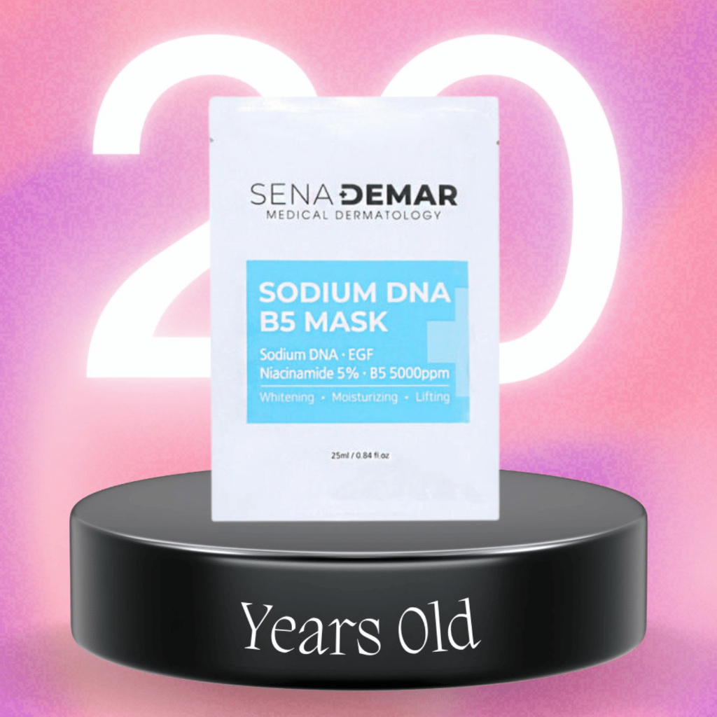 Sena Demar Sodium DNA B5 Mask Recovery Mask - Retail 1 Day | Shopee ...