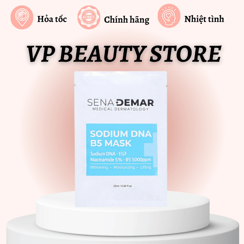 Genuine Korean Sena Demar Sodium DNA B5 Mask 25ml/pack - 1 piece ...