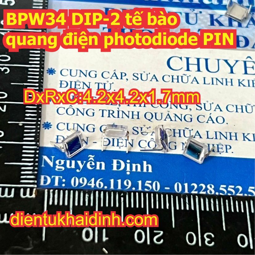 2pcs BPW34 DIP-2 photoelectric cells photodiode PIN kde3420 | Shopee Philippines