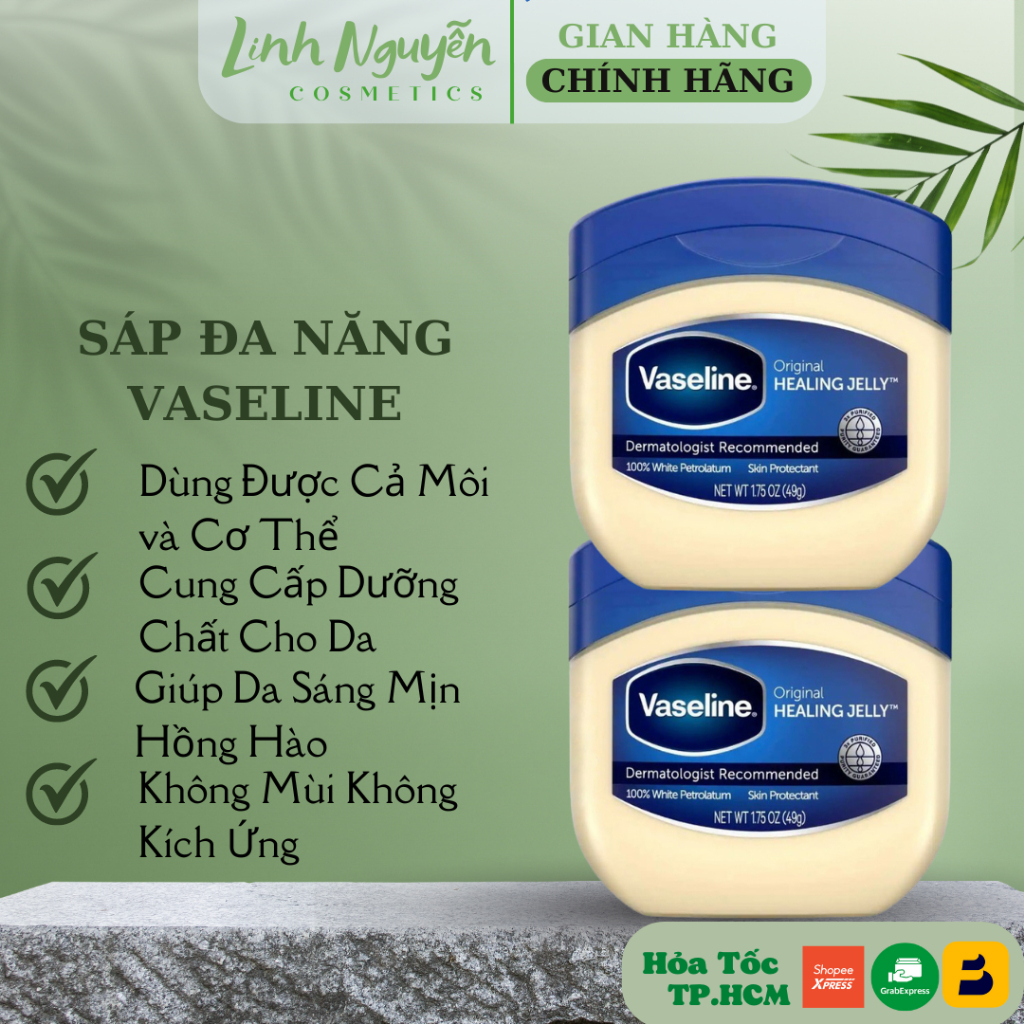 Vaseline Healing Jelly Original Multi-Purpose Lip Balm 49g | Shopee ...