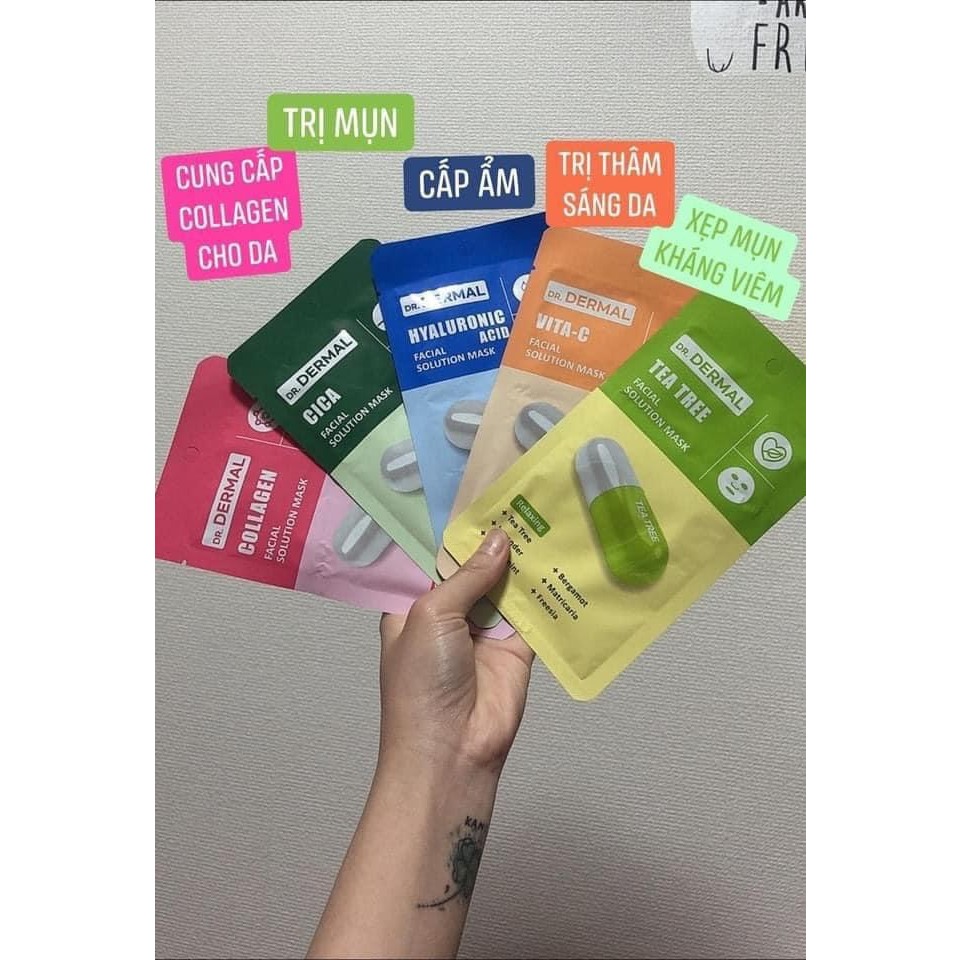 Dr Dermal Peptide Facial Solution Mask 1 Piece In Japan | Shopee ...