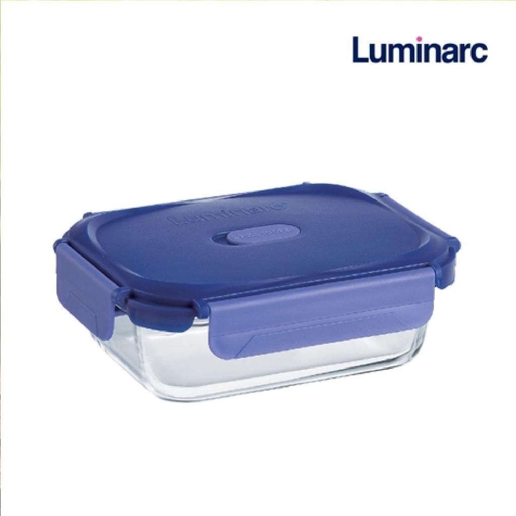 Luminarc Purebox Putina rectangular glass box 65cl - V6449 | Shopee ...