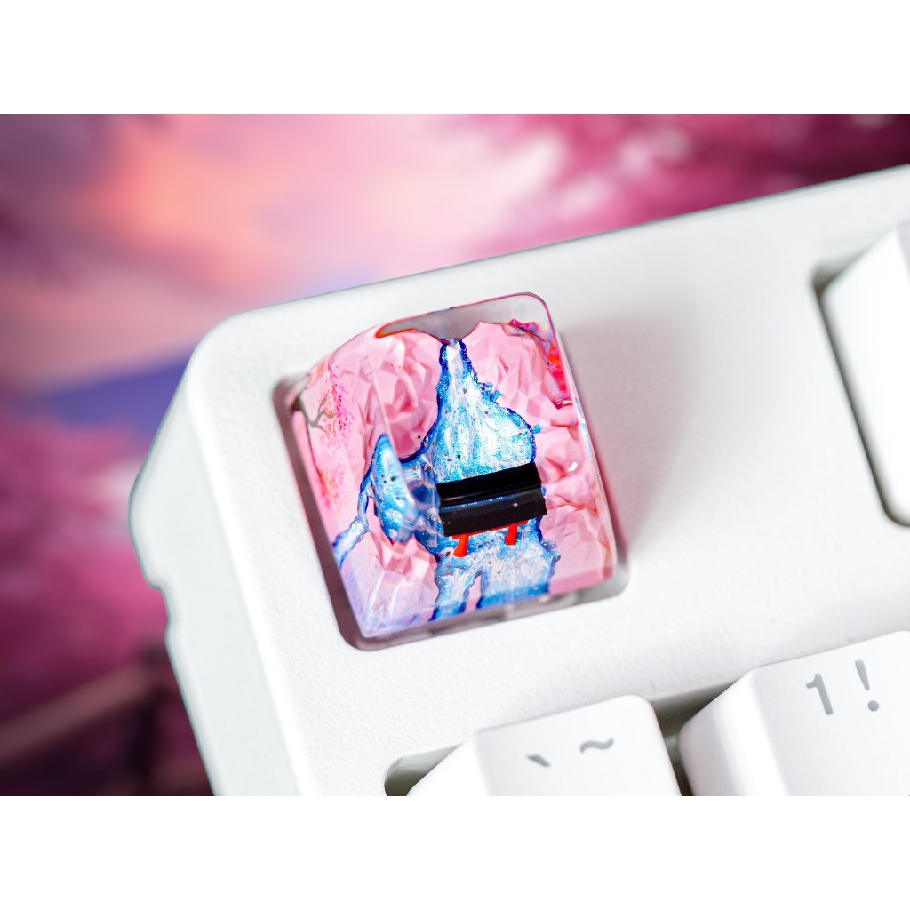 Sakura Tori Gate Mechanical Keyboard Keycap, Artisan Keyboard Buttons ...