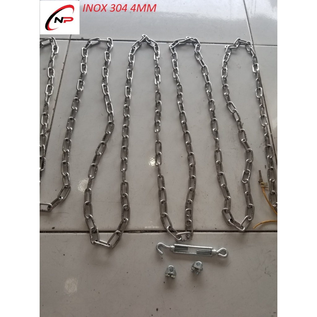 Hcm Combo 304 4mm Stainless Steel Clothes Drying Chain With 1 Trimmer ...
