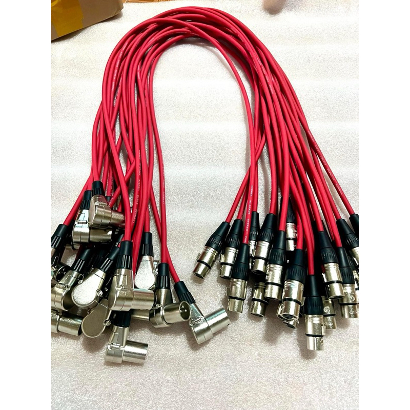 Canon cable with straight female and male head curved 360 degrees ...