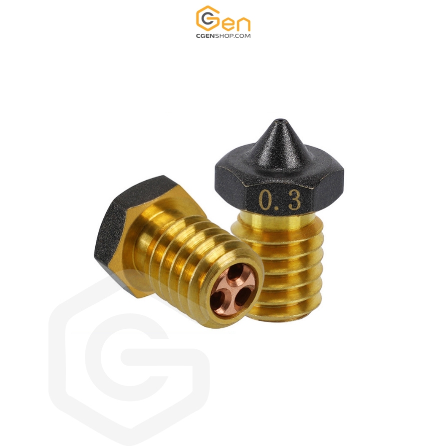 PTFE E3D CHT 3D Printer injector – 1.75mm (high speed 3D Printer Nozzle ...