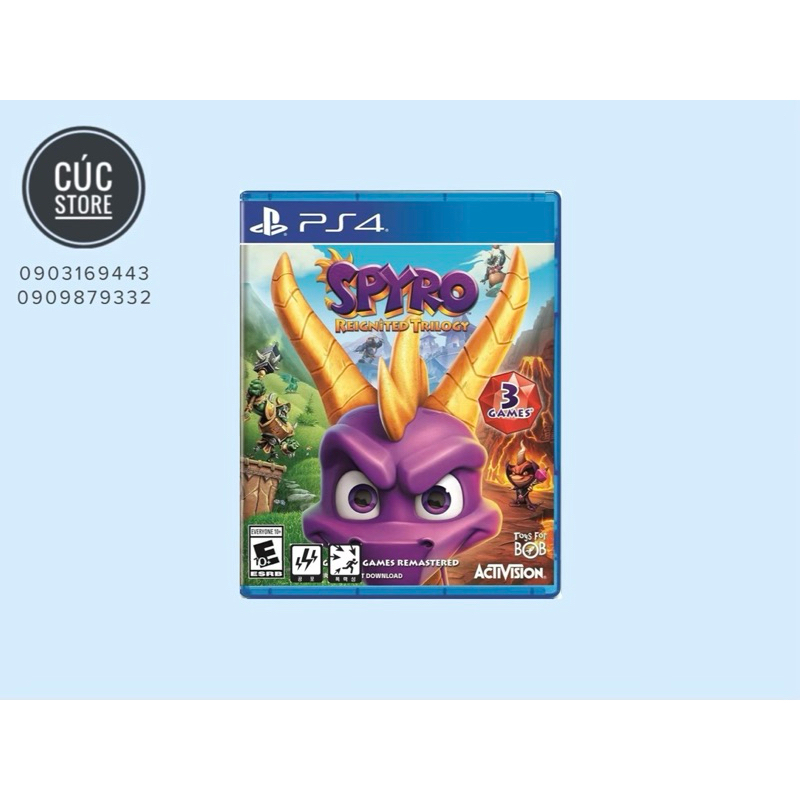 Ps4 game Disc: Spyro Reignited Trilogy | Shopee Philippines