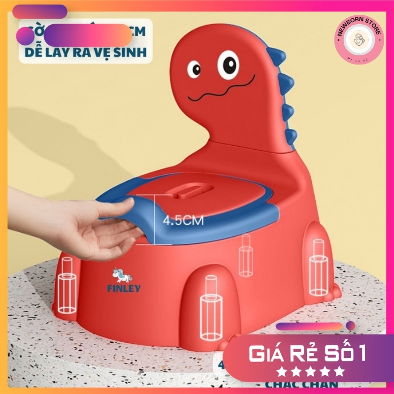 Finley Dinosaur Dino Baby Toilet Potty Design Comfortable Sitting For ...