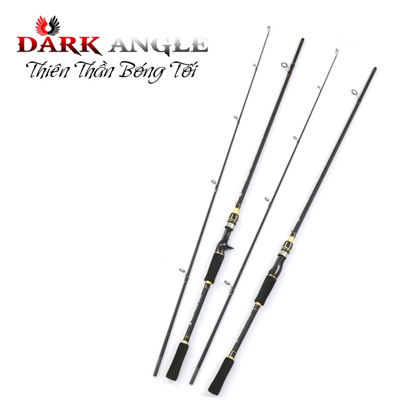 Lure Wings Dark Angle fishing rod - Vertical reel rod with horizontal ...