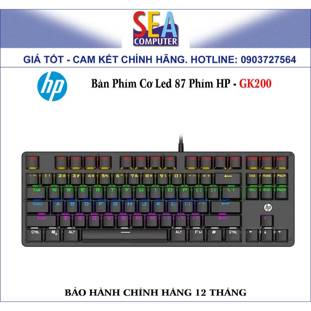 Hp - GK200 87 Key Led Mechanical Keyboard (Black) | Shopee Philippines