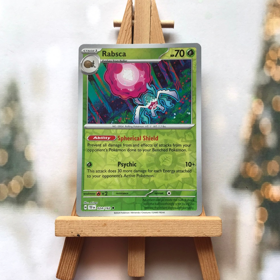 Pokemon Rabsca 024 / 162 picture card - Genuine English Uncommon ...
