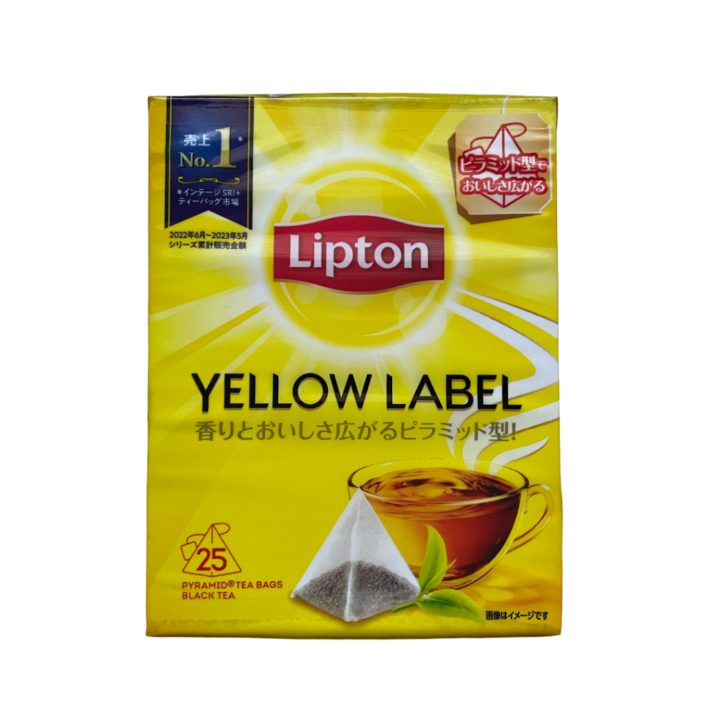 Lipton Yellow Label Tea Bags Black Tea Box of 25 Bags 2G (Japanese ...