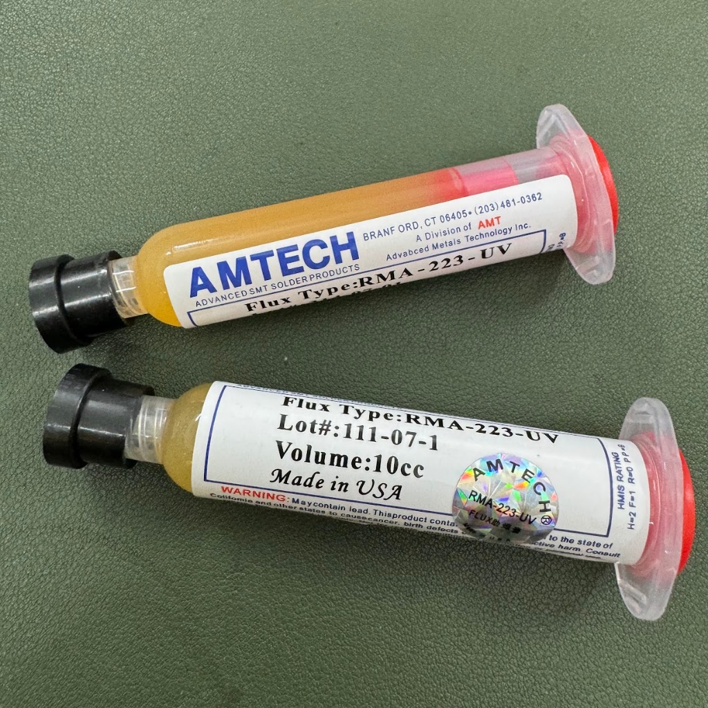 AMTECH RMA-223-UV Soldering Grease 314-07-01 & NC-559-ASM-UV (10cc ...