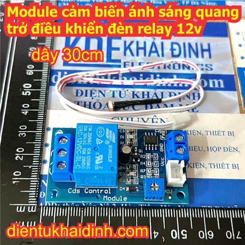 Photoresistor light sensor Module relay light control 5V 12V kde9324 ...