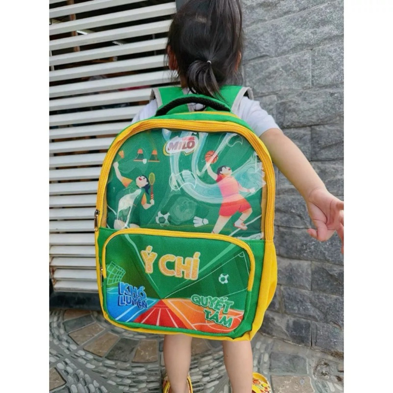 Milo school backpack, sturdy, thick and beautiful backpack | Shopee ...
