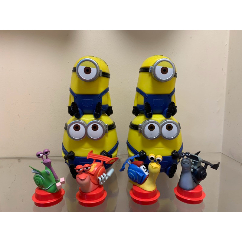 Combo movie theater cup topper model, Turbo movie cup topper figure set ...