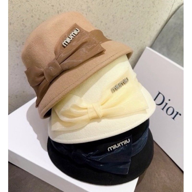 High-quality Guangzhou pressed fleece bell-shaped hat with foldable Miu ...