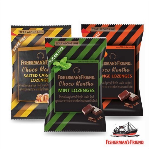 [3 Flavors]fisherman's FRIEND Sugar-Free Lozenges Combining Thai ...