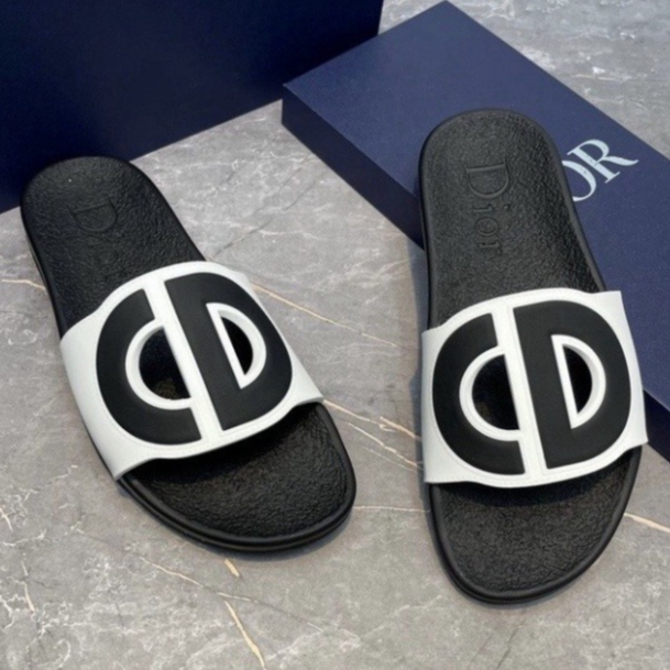 D.i.o.r CD Slippers With Horizontal Strap In Unique And Novelty Style ...