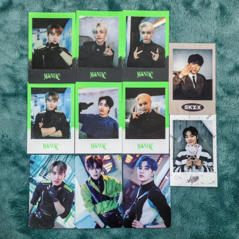 Genuine Stray Kids Maniac Pop-up Victory Fanmeeting SKZ-X limited pola ...
