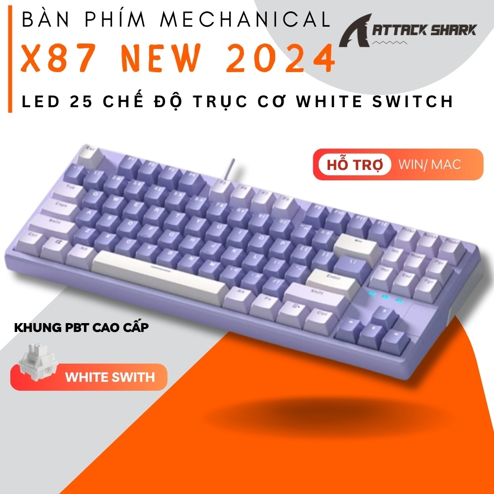 Gaming Keyboard Shark X87 New 2024 Led 25 Flash Modes Super Beautiful ...