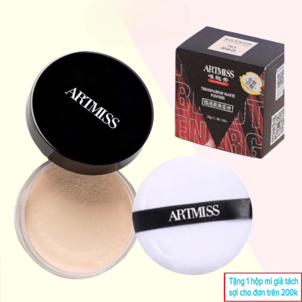 Artmiss 30g oil-controlling Powder for long-lasting foundation ...