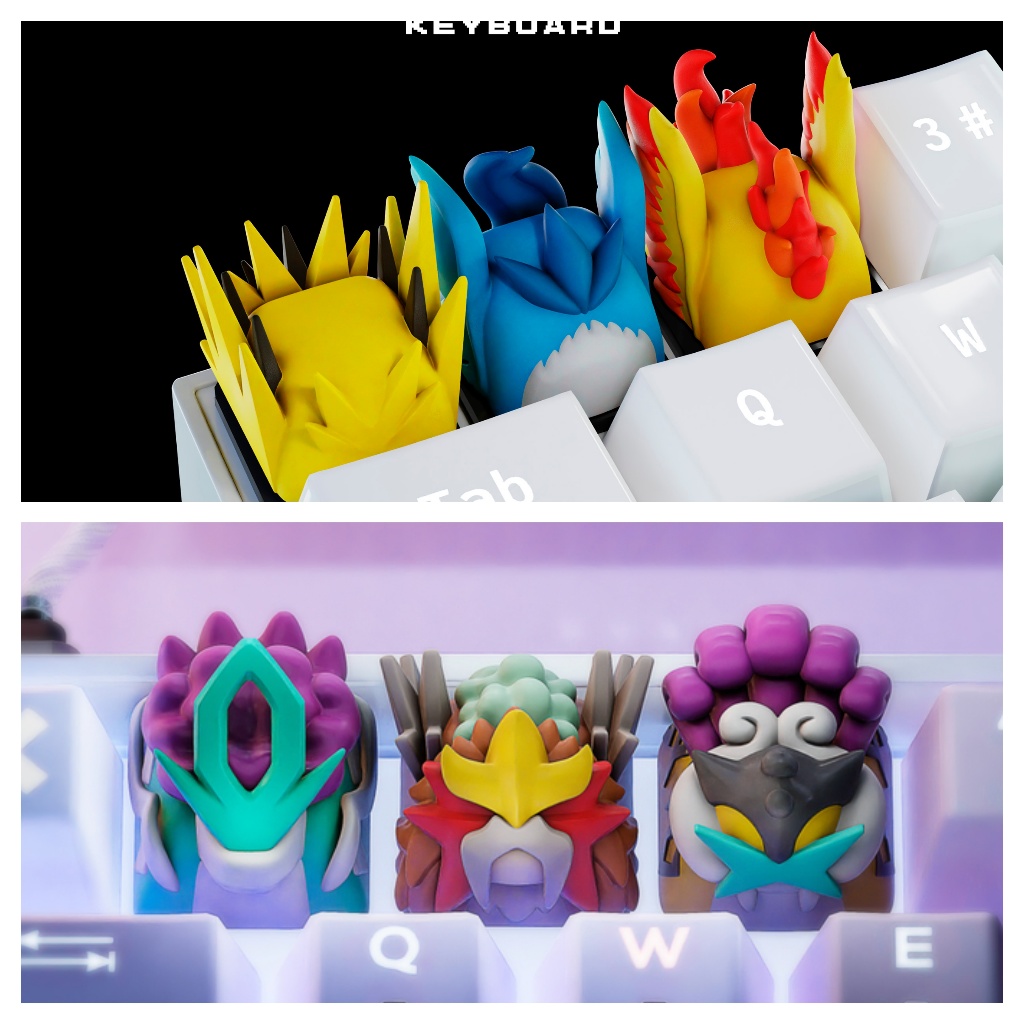 [CLEARANCE] Legendary Pokemon Legendary keycap blank - Articuno ...
