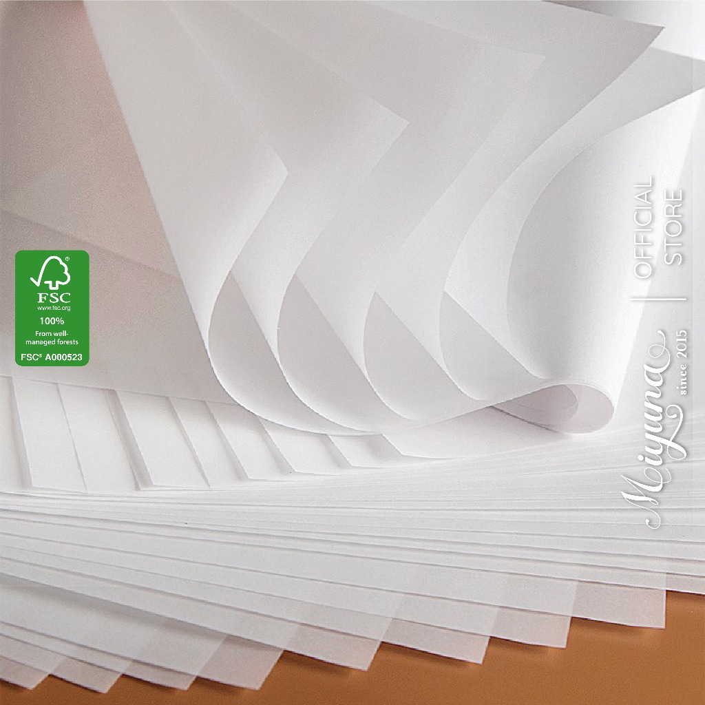8 Sheets of MIYUNA Tracing Paper size A4 A3 A2 70gsm 110gsm - FSC ...
