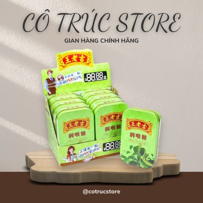 Run Hou Tang Vuong Lao Cat Mint Lollipops - Tin Box | Shopee Philippines