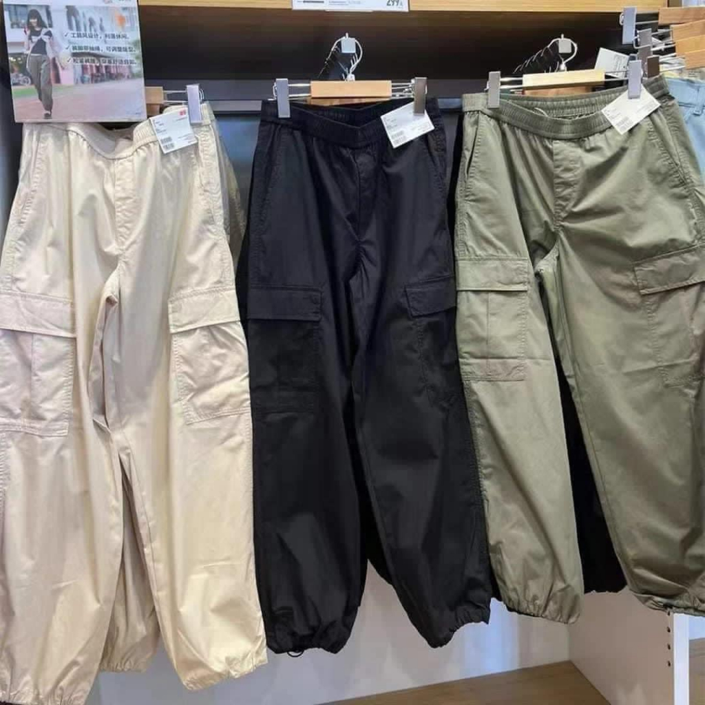 U.ni Tube Cargo Box Pants (Genuine) | Shopee Philippines