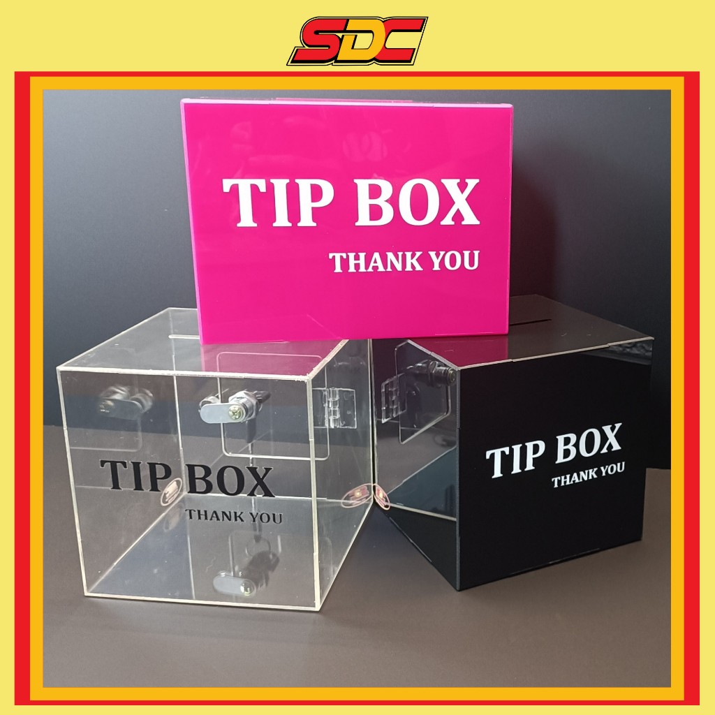Tipbox - Transparent Tip Box - Mica Money Case - Transparent Mica Box ...