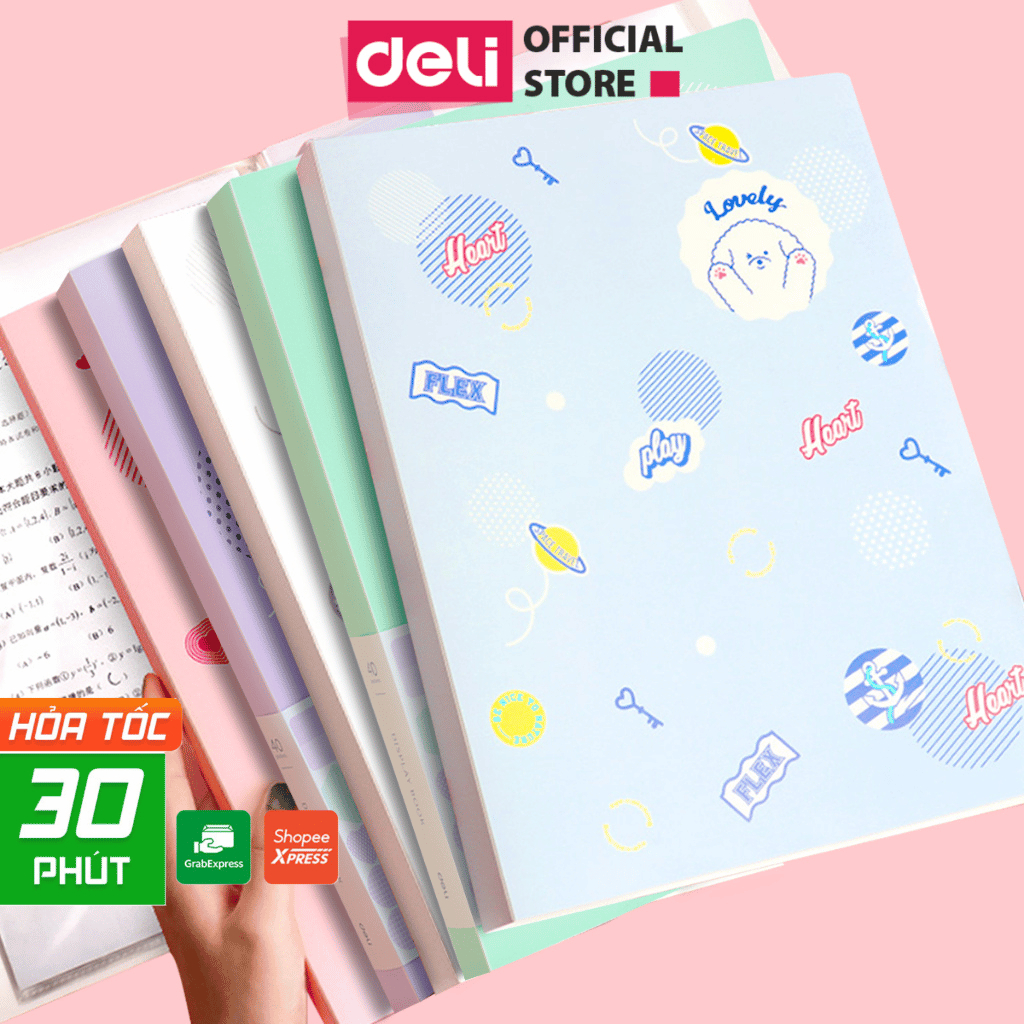 Leaf File Document Bag A4 Leaves 30 40 Leaves Pastel Color Cute Deli ...