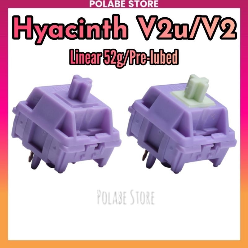 Sillyworks Hyacinth V2 V2u linear switch Mechanical Keyboard switch KTT ...