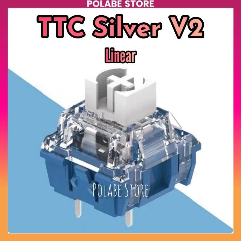 TTC Speed Silver V2 linear switch Polabe Store Quick Silver mechanical ...