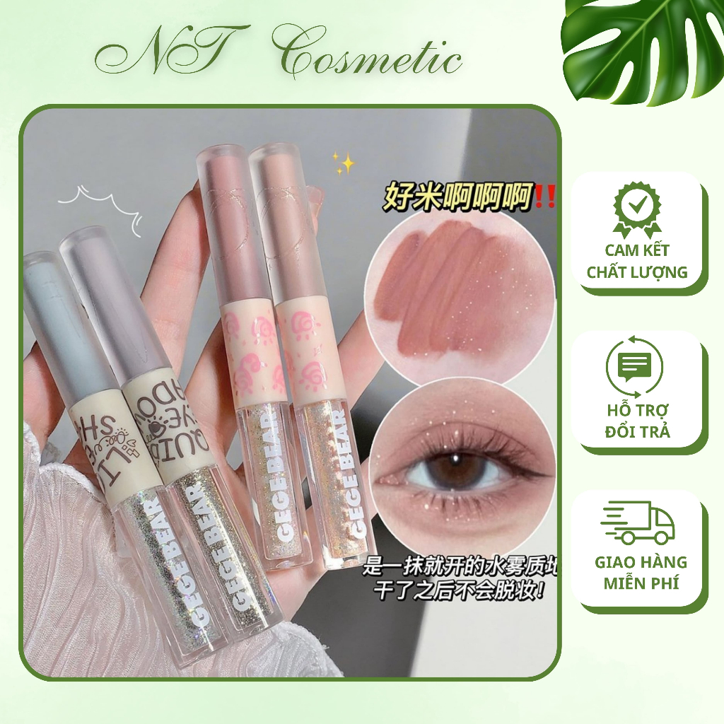 Gege Bear highlight Emulsion Highlights Sparkling Effect, Waterproof ...