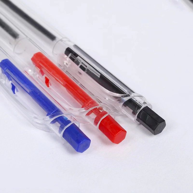 The Ballpoint Pen Is Pressed In The Form Of The Fingerrest With A ...