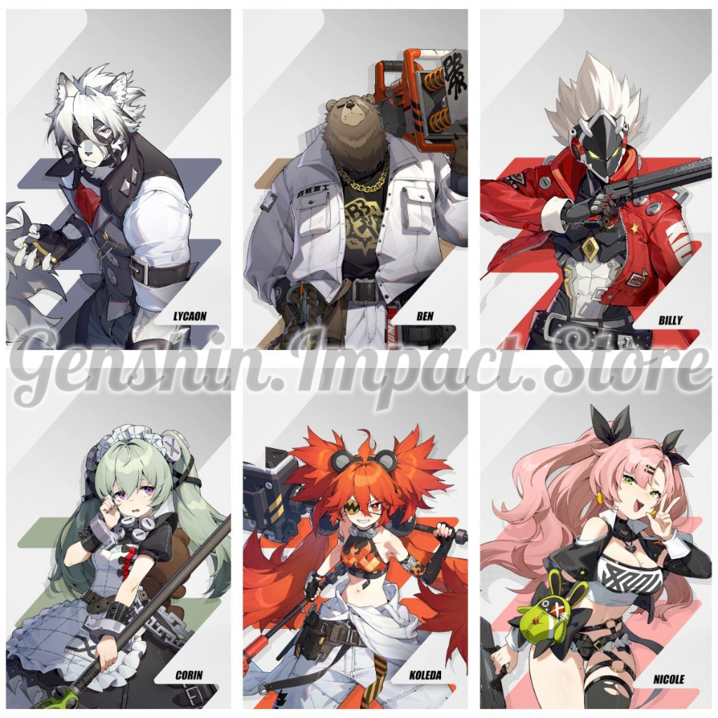 Zenless Zone Zero M1 character card photo (with rounded corners ...