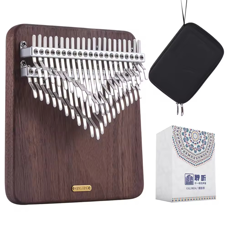 UNIQUE 42-KEY LINGTING KALIMBA - FREE FULLBOX SHOCKPROOF BOX - CLEAR ...