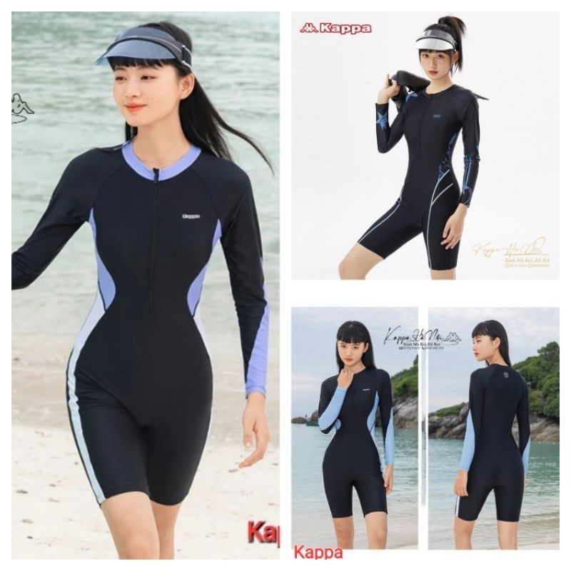 Women's Long-Sleeved Swimwear For Swimming, Diving, Specialized sup ...