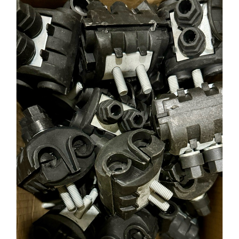 Abc cable connector, 1 bolt, 2 bolt electrical connection clamp ...